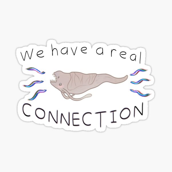 "Connected " Sticker for Sale by ElchrichPond | Redbubble