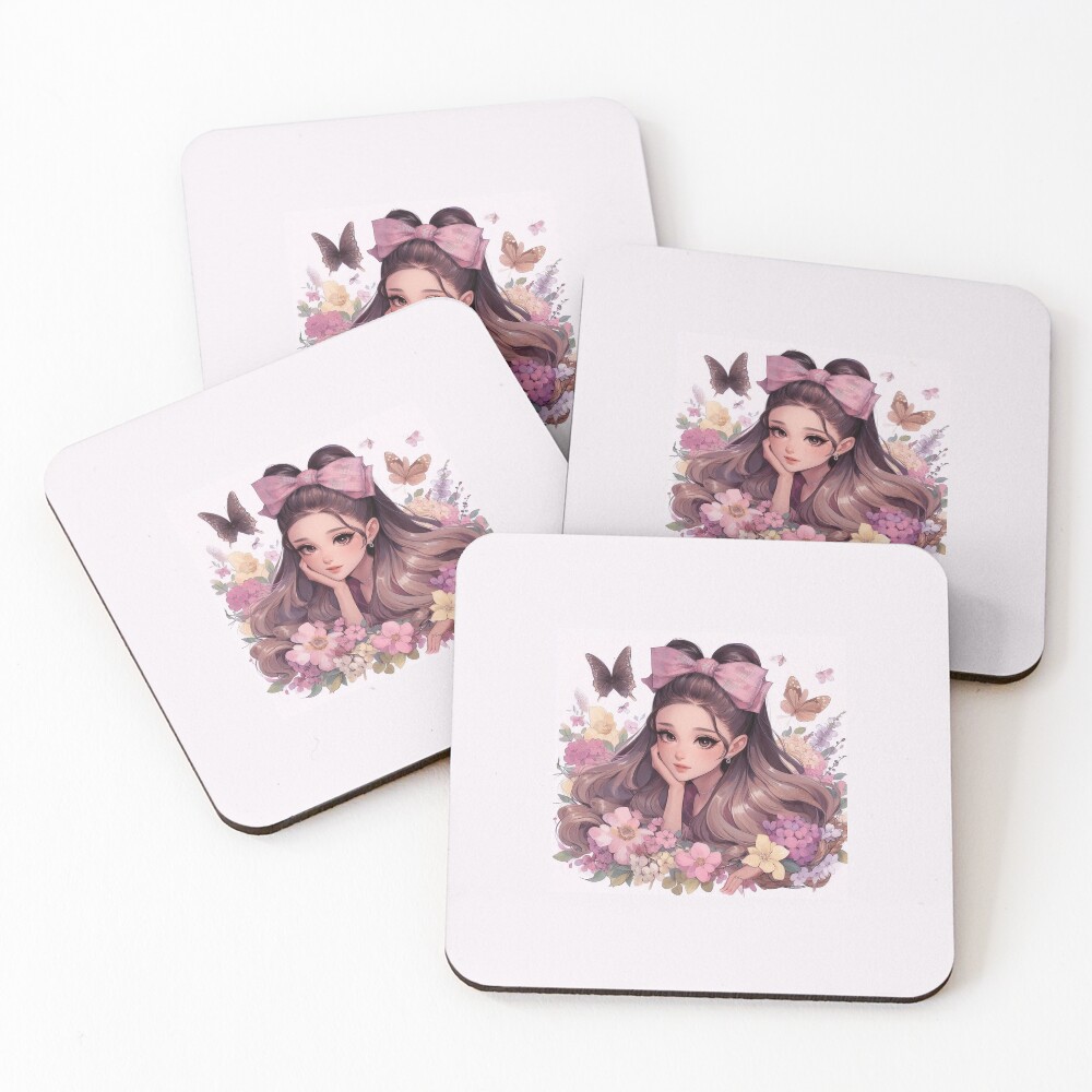 "Ariana anime butterfly " Sticker for Sale by cass-mddn | Redbubble