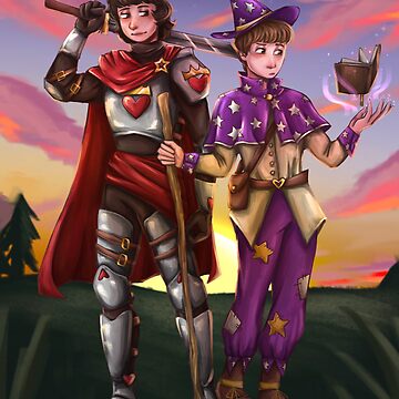 "Will the Wise and Paladin Mike " Sticker for Sale by indirectsquid ...