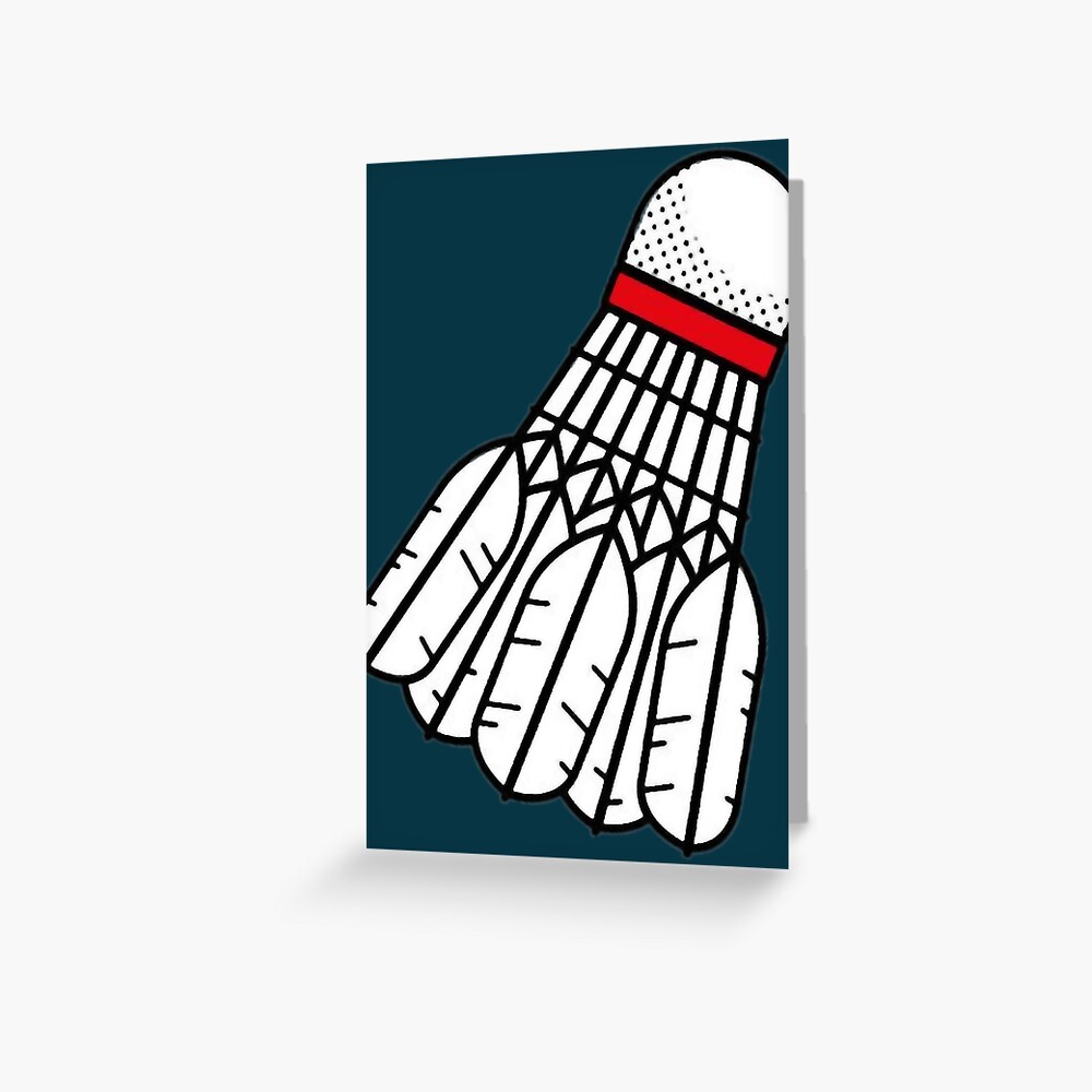 "badminton shuttlecock." Sticker for Sale by andehefa | Redbubble