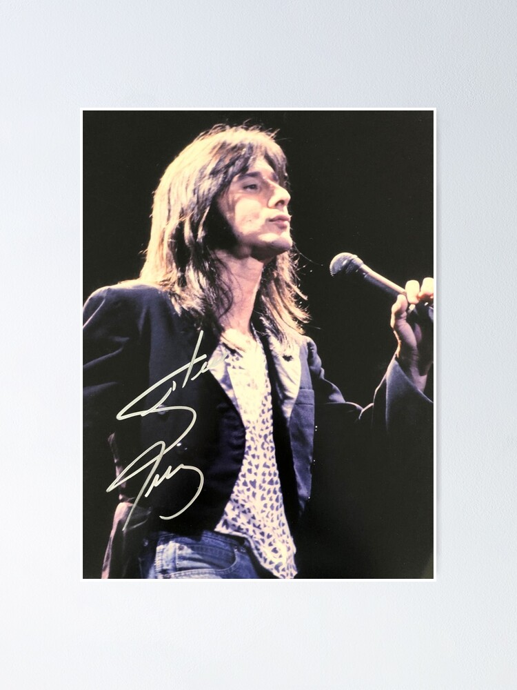 "autographe steve perry " Poster for Sale by warshipologiste | Redbubble