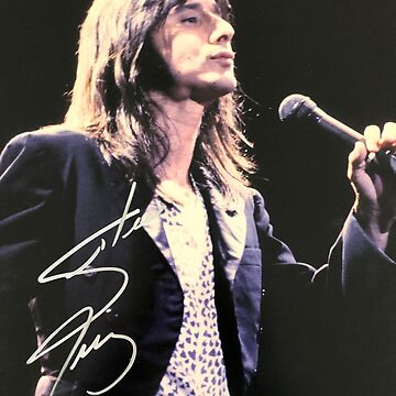 "autographe steve perry " Poster for Sale by warshipologiste | Redbubble
