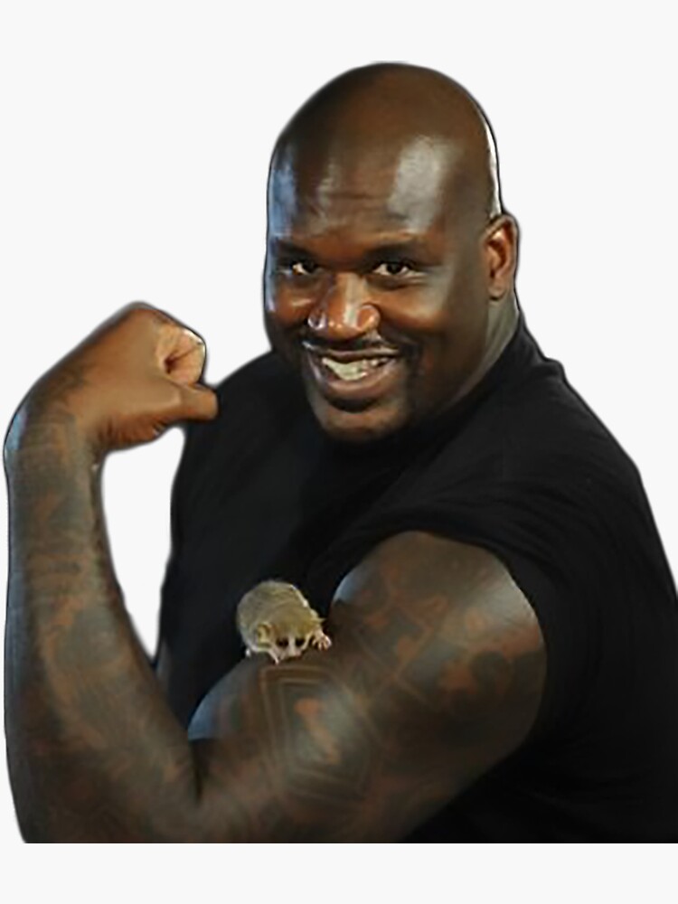 "Shaquille O'Neal" Sticker for Sale by SelenaGz | Redbubble