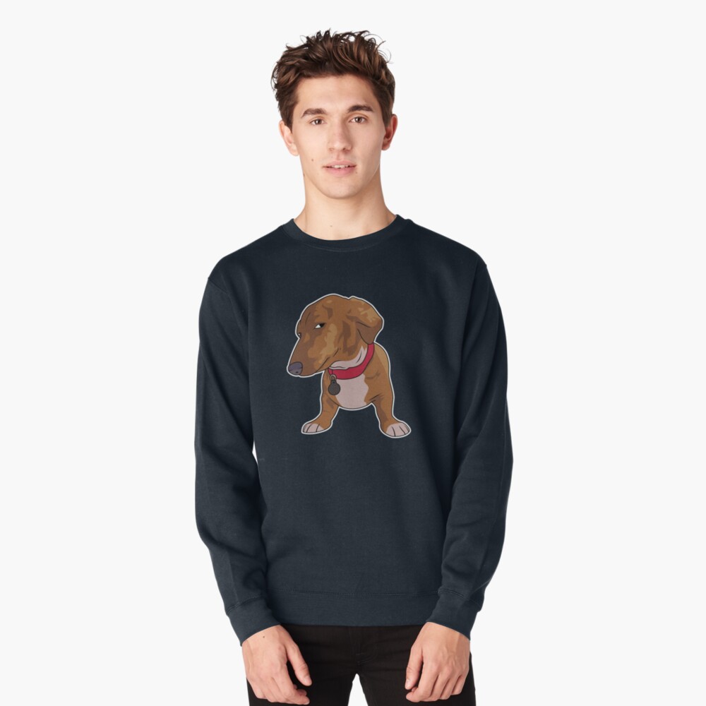"Dog Side Eye Meme Dachshund" Sticker for Sale by DamnGoodDesign ...