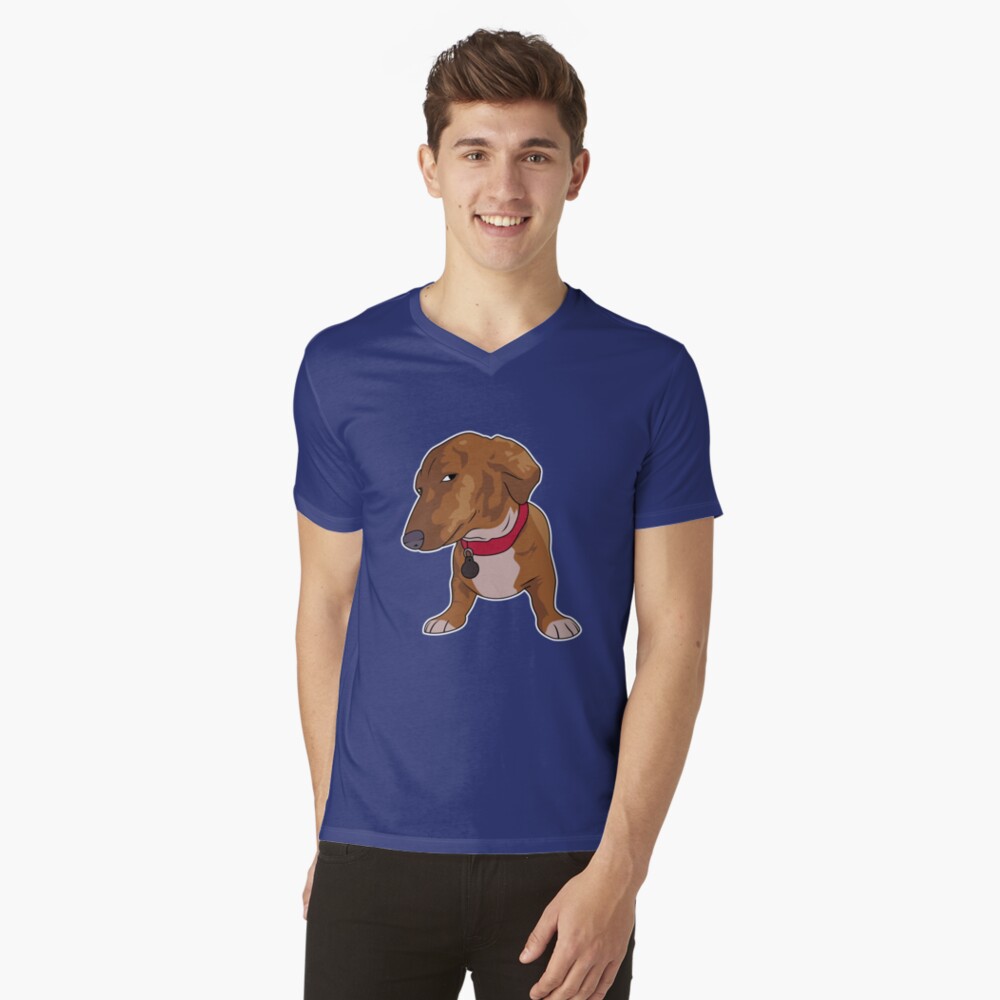 "Dog Side Eye Meme Dachshund" Sticker for Sale by DamnGoodDesign ...