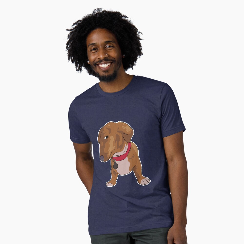 "Dog Side Eye Meme Dachshund" Sticker for Sale by DamnGoodDesign ...