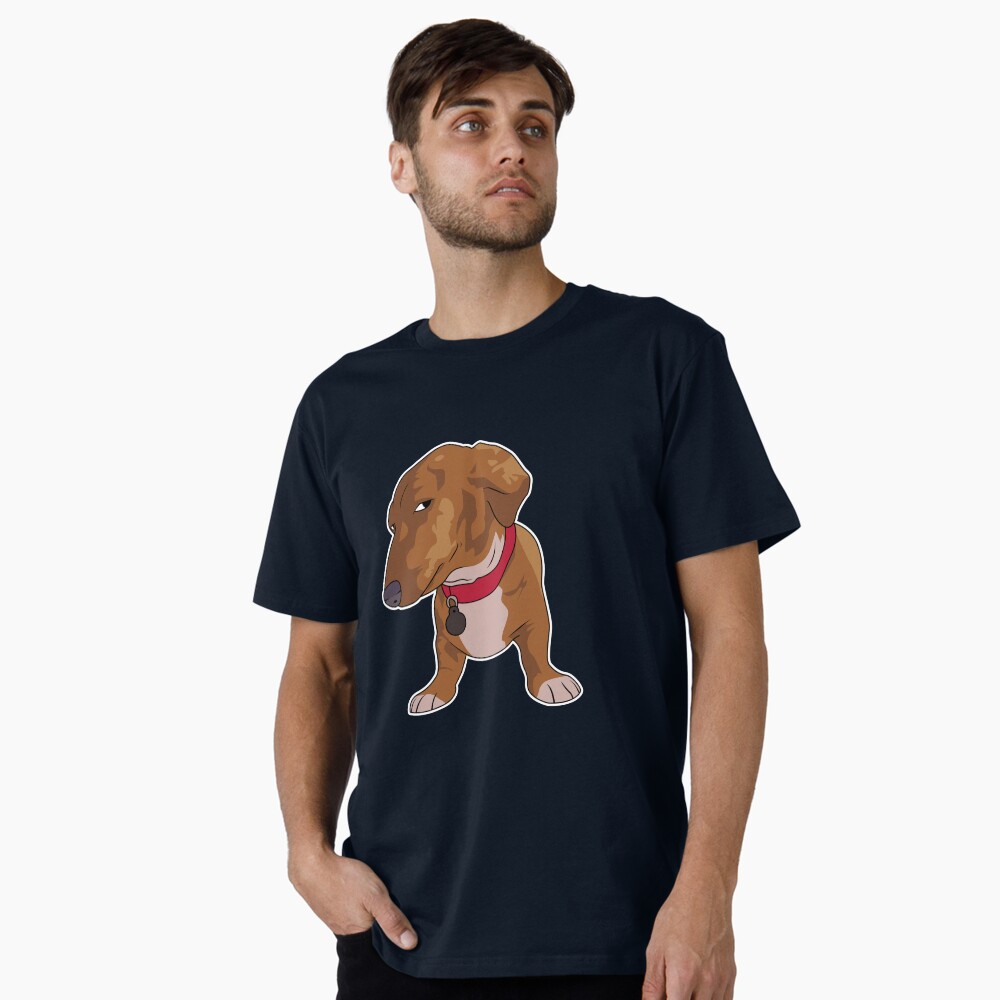 "Dog Side Eye Meme Dachshund" Sticker for Sale by DamnGoodDesign ...