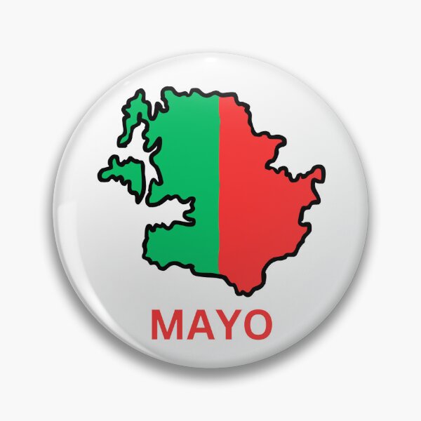 Mayo Gaa Water-bottles Pins and Buttons for Sale | Redbubble