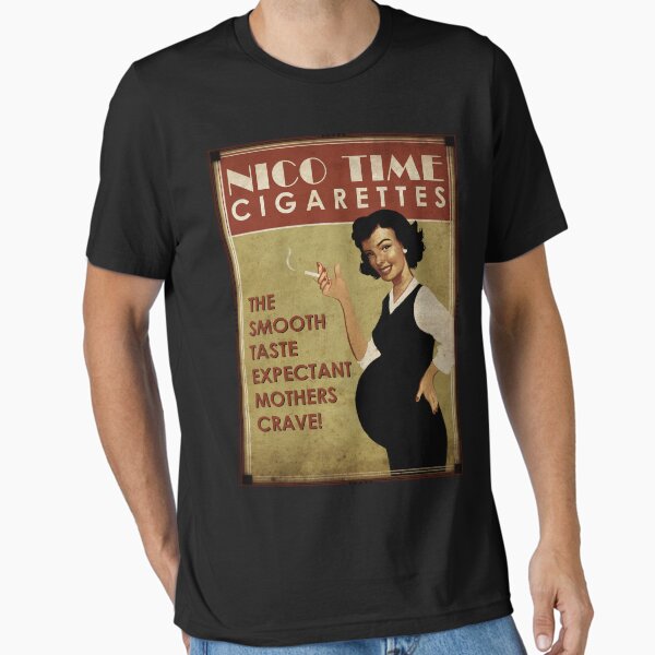 "Nico Time Cigarettes" Essential T-Shirt for Sale by StReaKeR818 ...