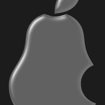 "Pear Phone - Bitten Pear, Funny Logo" Sticker for Sale by siwabudda ...