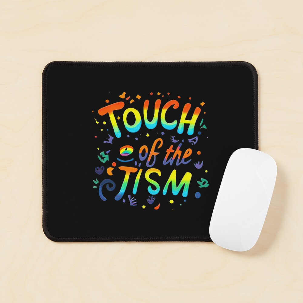 "Touch Of The Tism Autism Audhd Pride" Sticker for Sale by SubtleSplit ...