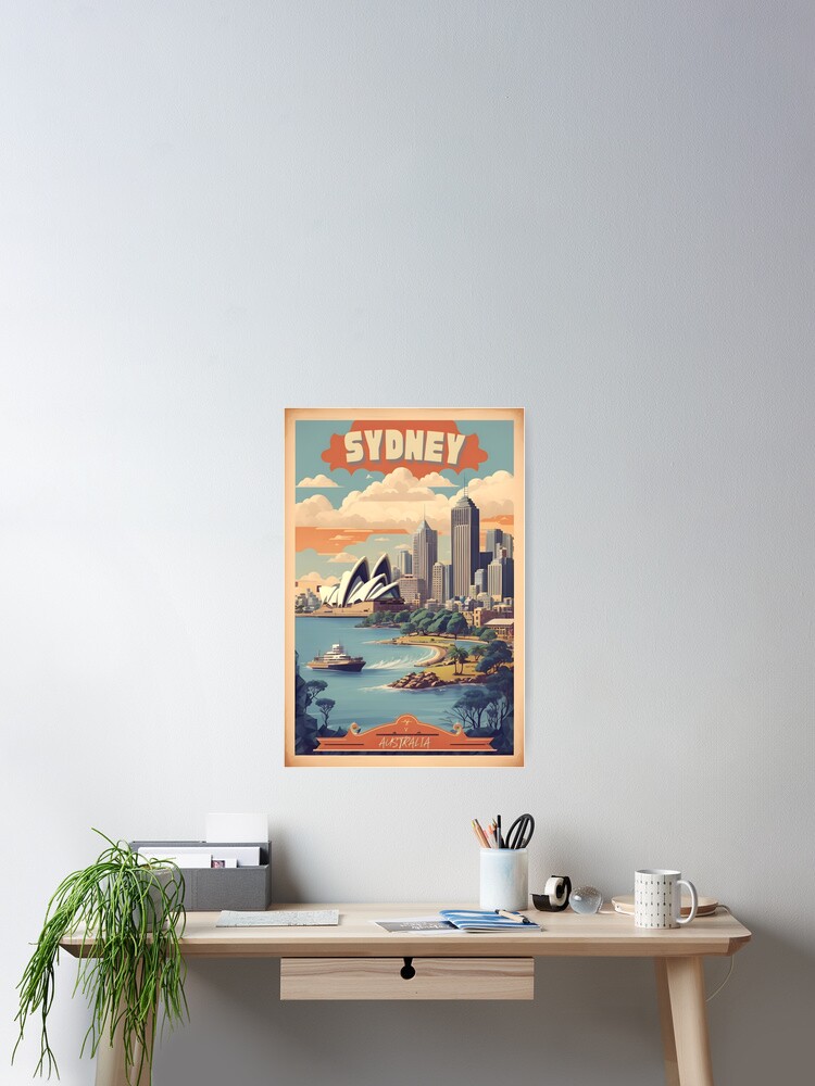 "Vintage Sydney Poster: A Glimpse into Australia's Past" Poster for ...