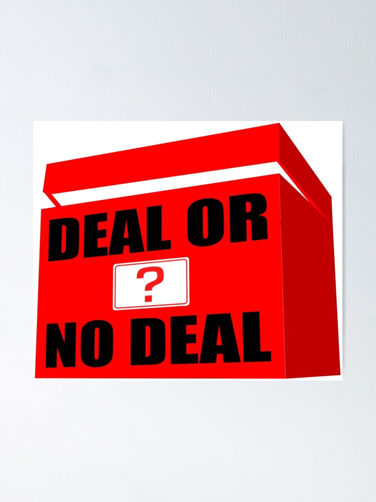 "Deal UK Logo" Poster for Sale by gameshowfan2001 | Redbubble