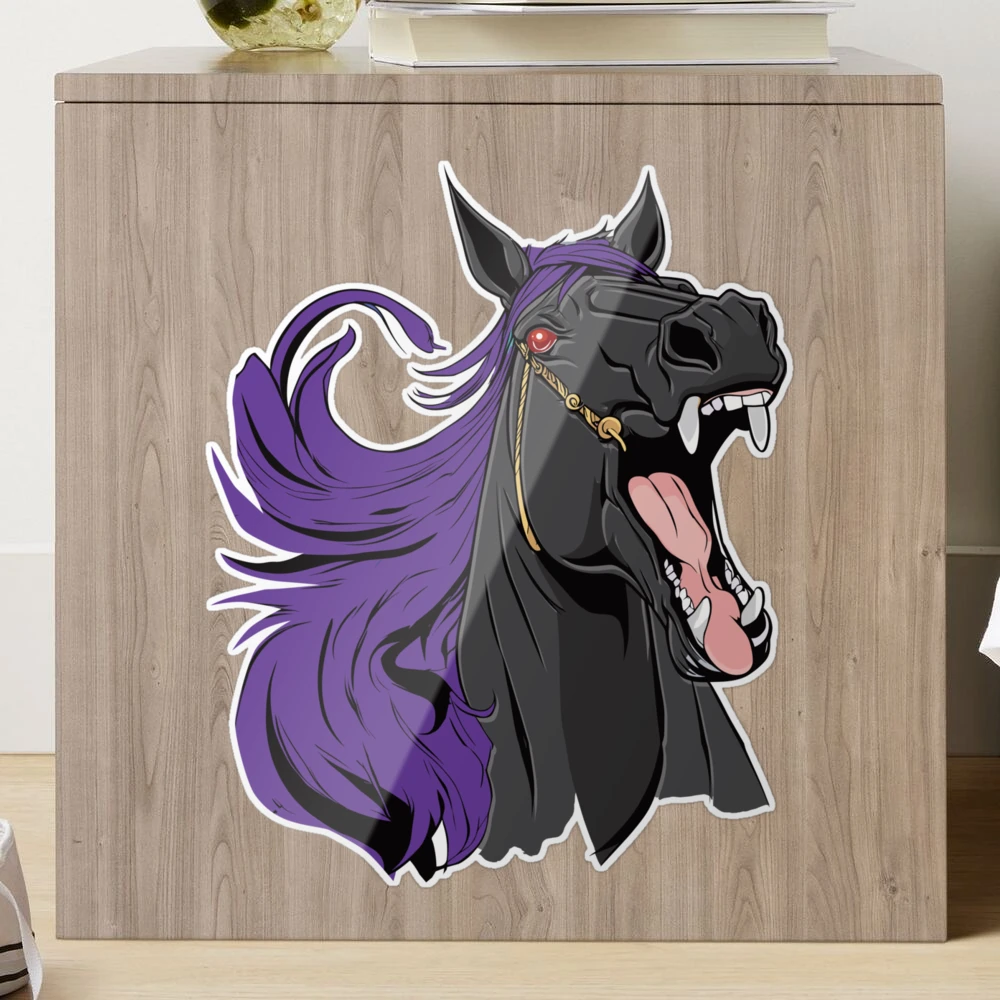 Dessin Animé Effrayant De Cheval