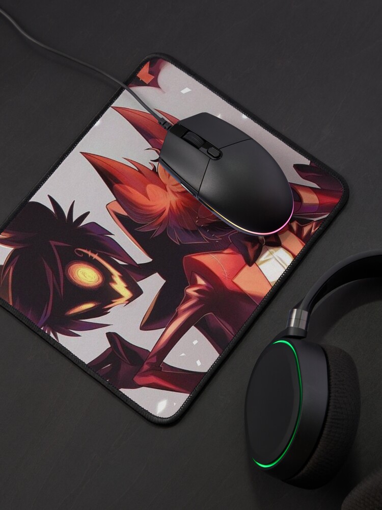 Alastor Hazbin Hotel Mouse Pad, Hazbin Hotel Decor | by Printblur