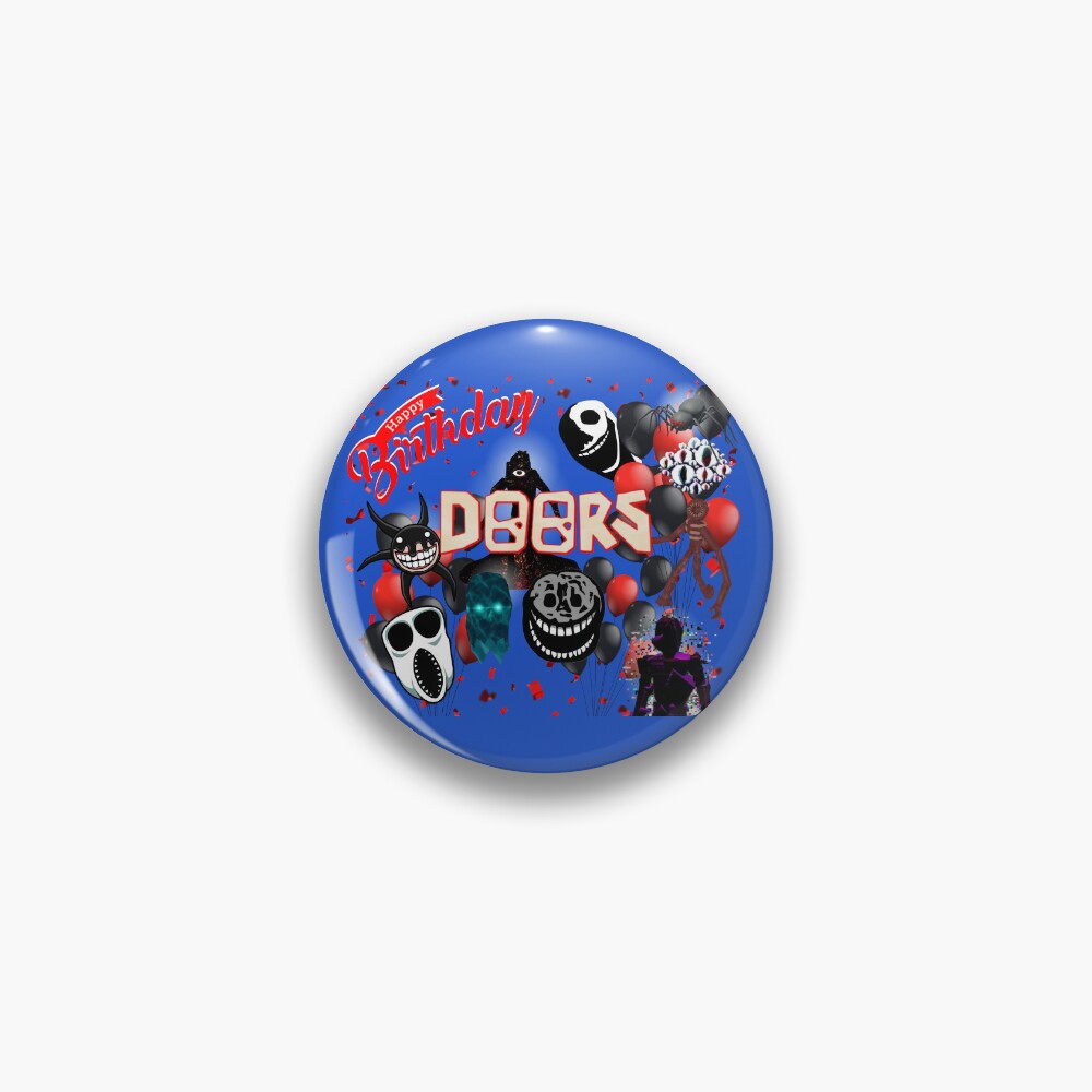 "Doors Entities Birthday" Sticker for Sale by TheBullishRhino | Redbubble