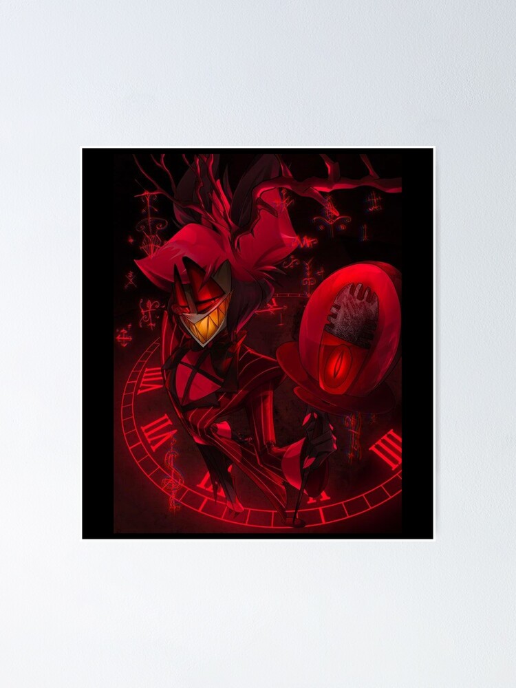 "Hazbin Hotel Alastor " Poster for Sale by Robert-carlos | Redbubble