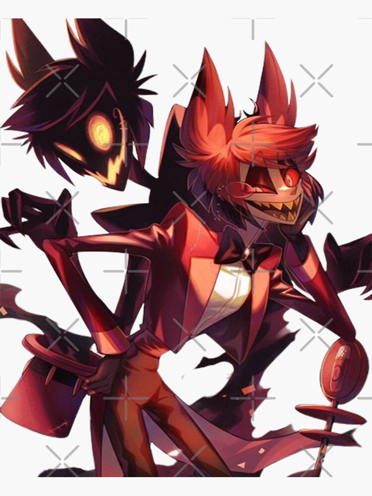 "Hazbin Hotel Alastor" Sticker for Sale by Theodorelmuller | Redbubble