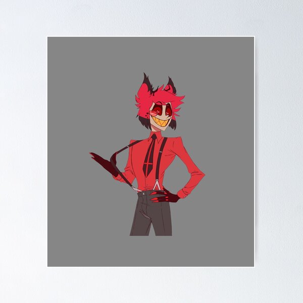 "Hazbin Hotel Alastor" Poster for Sale by raliz-z | Redbubble