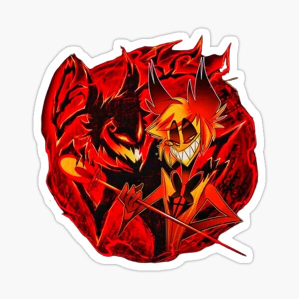 "Hazbin Hotel Alastor" Sticker for Sale by raliz-z | Redbubble