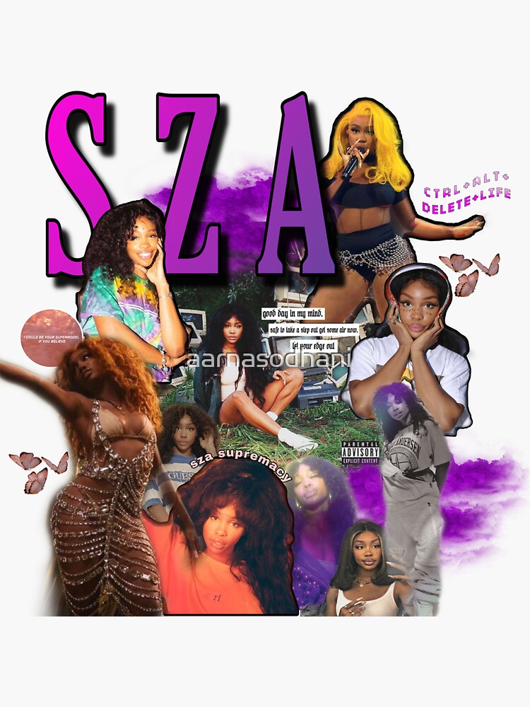 "SZA All-Star " Sticker for Sale by aarnasodhani | Redbubble