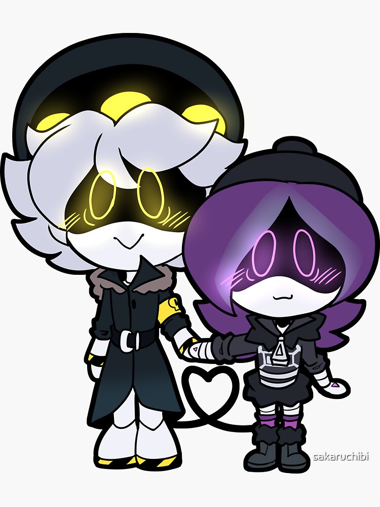 "Uzi and N" Sticker for Sale by sakaruchibi | Redbubble