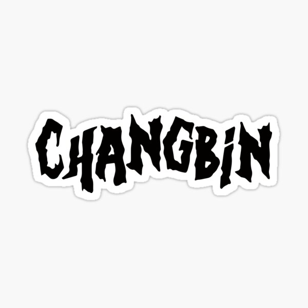 "rock star changbin | skz stray kids" Sticker for Sale by laurenschroer ...