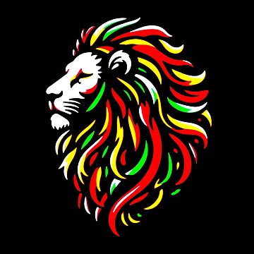 "Rasta Dub Reggae Lion" Sticker for Sale by KOALACID | Redbubble