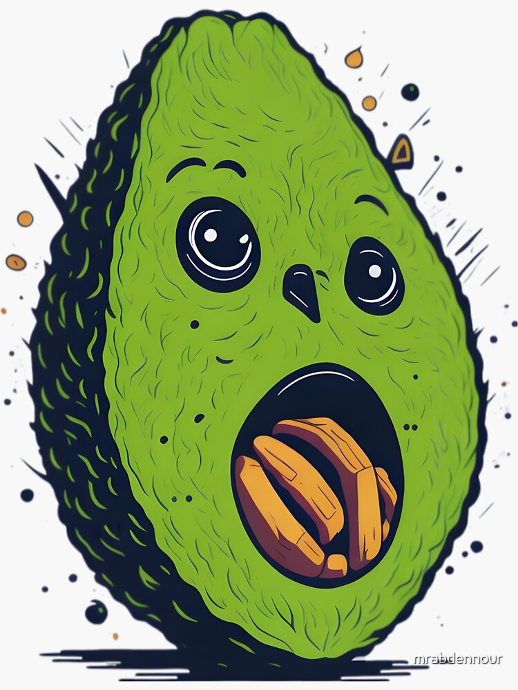 "Nikocado Avocado: Portrait of Personality" Sticker for Sale by ...