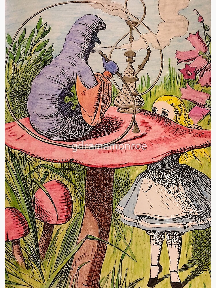 "Alice and Absolem Wonderland" Framed Art Print for Sale by ...