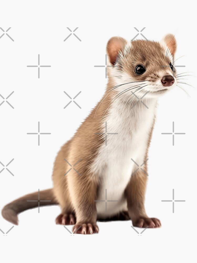 "Stoat" Sticker for Sale by MaverickSouls | Redbubble