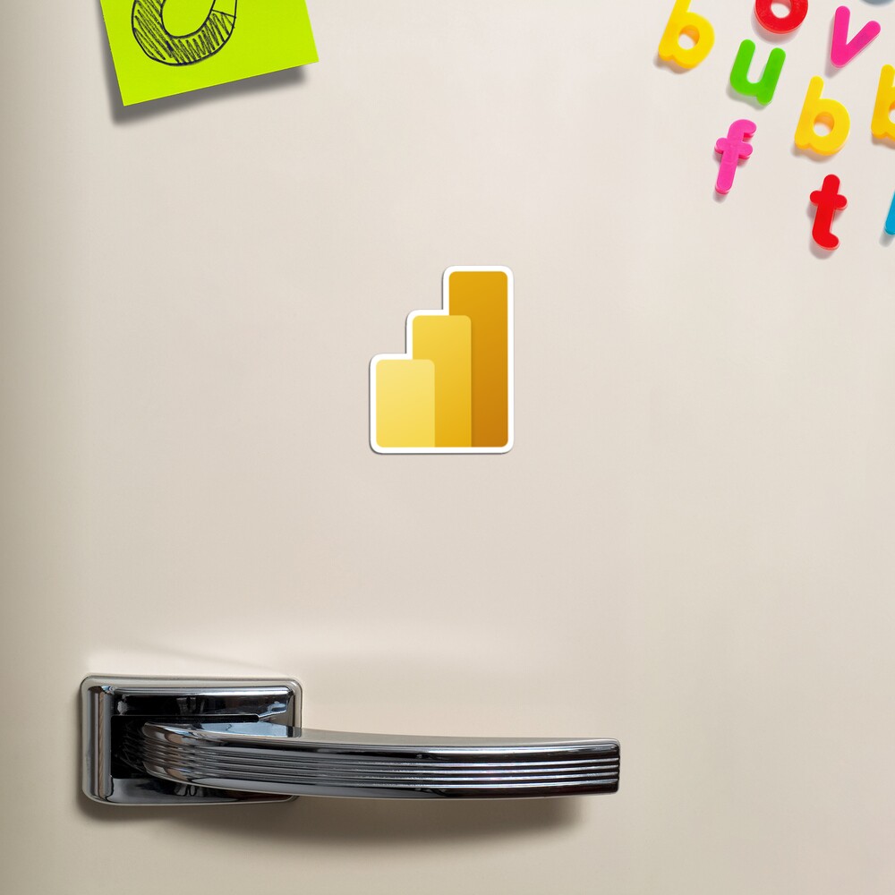 Sticker for Sale mit "Power BI-Logo-Aufkleber" von msft-stickers ...