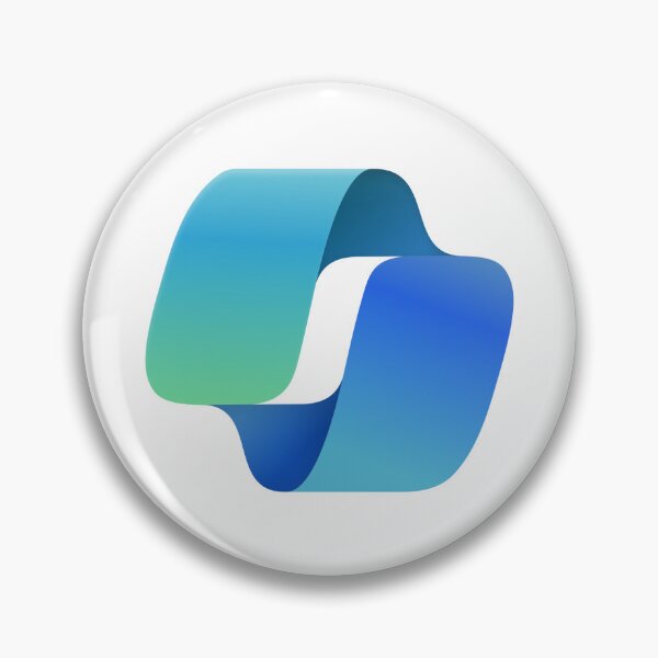 "Microsoft Copilot Word Logo Sticker" Pin for Sale by msft-stickers ...