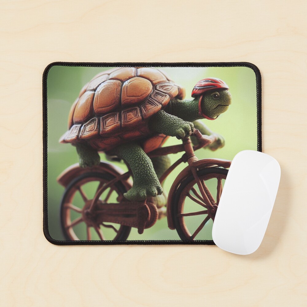 "Colorful Cycling turtle in helmet" Sticker for Sale by kispixart ...