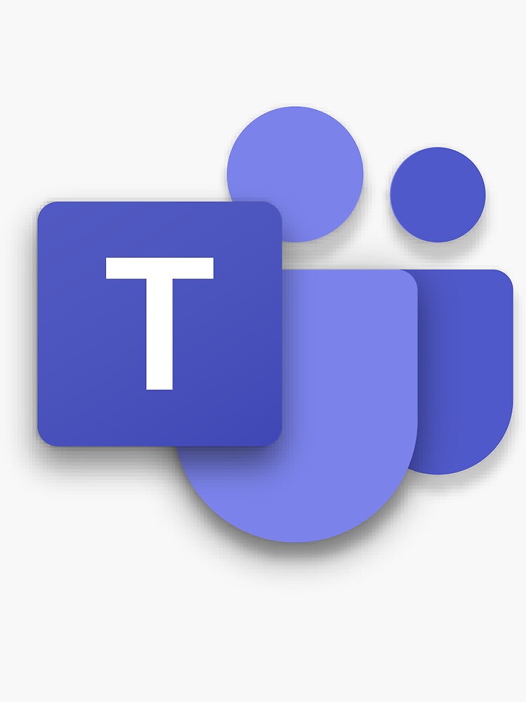 "Microsoft Teams Logo Sticker" Sticker for Sale by msft-stickers ...