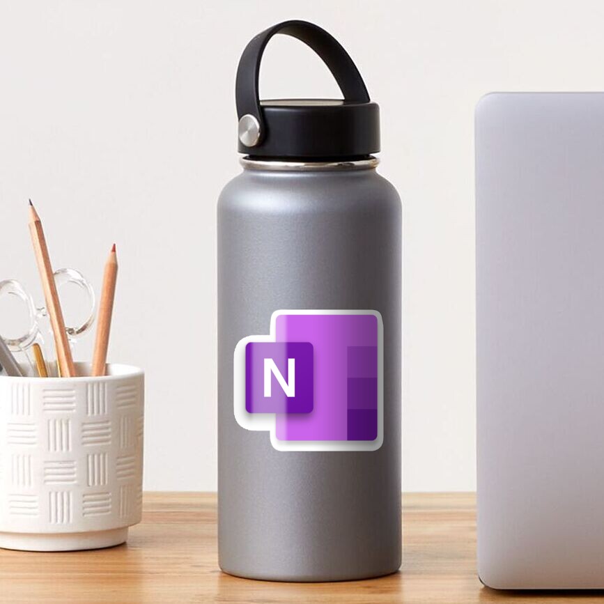 "OneNote" Sticker for Sale by msft-stickers | Redbubble