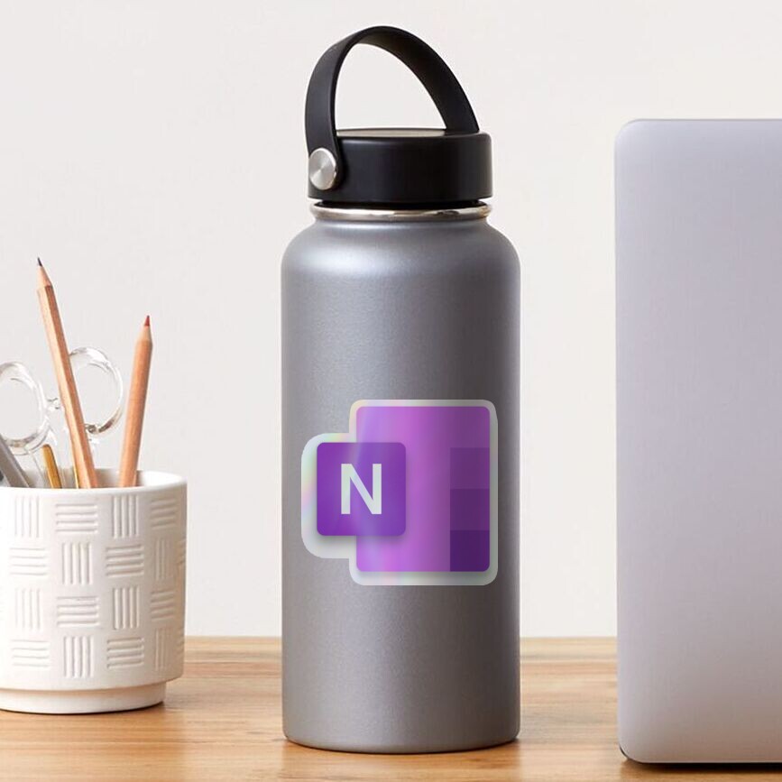 "OneNote" Sticker for Sale by msft-stickers | Redbubble