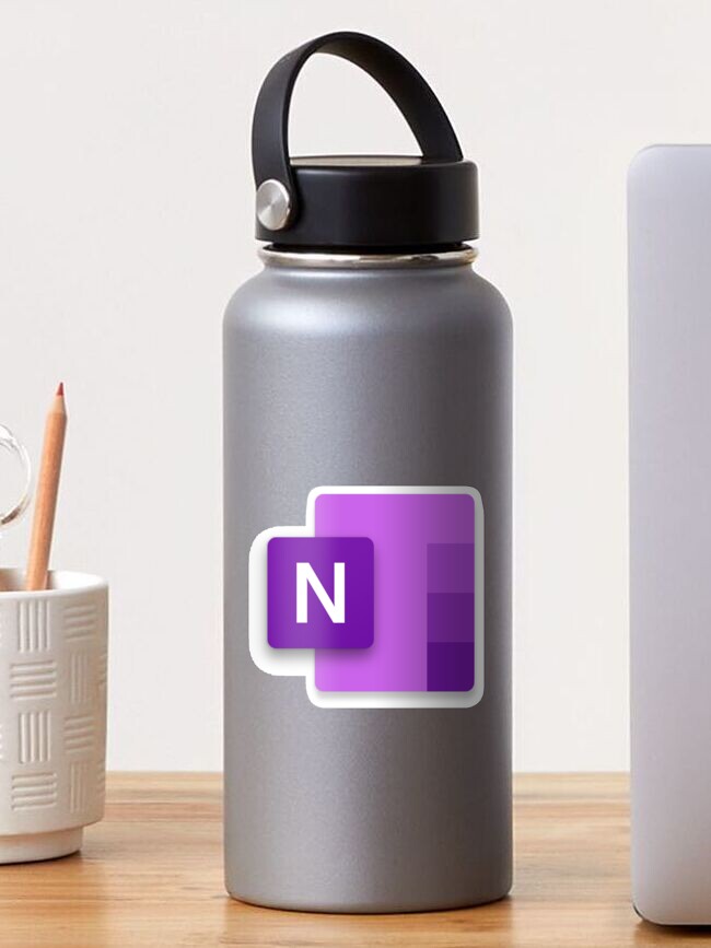 "OneNote" Sticker for Sale by msft-stickers | Redbubble