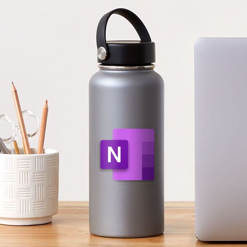 "OneNote" Sticker for Sale by msft-stickers | Redbubble