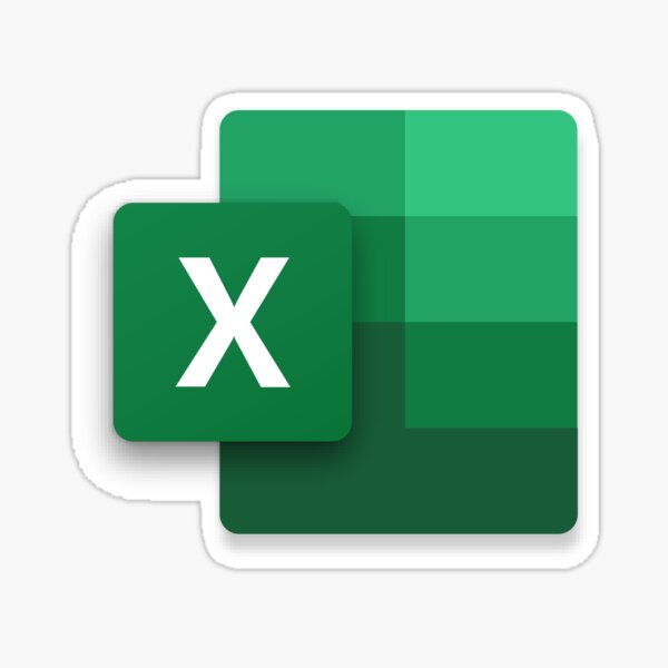 "Excel Logo Sticker" Sticker for Sale by msft-stickers | Redbubble