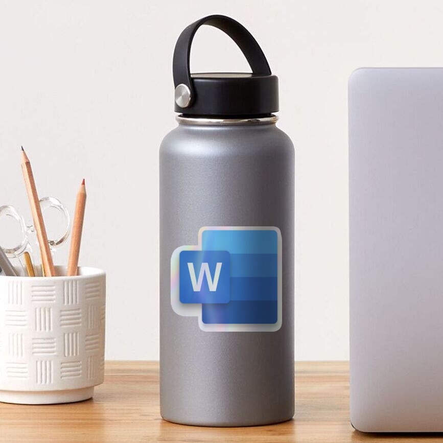 "Word Logo Sticker" Sticker for Sale by msft-stickers | Redbubble