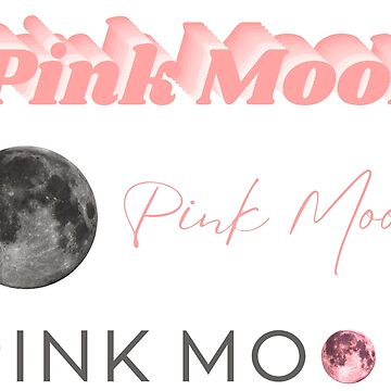 "PINK MOON Song Stickers set" Sticker for Sale by MyThemesDesign ...