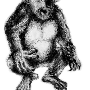 "Dropbear" Sticker for Sale by burgkaba | Redbubble