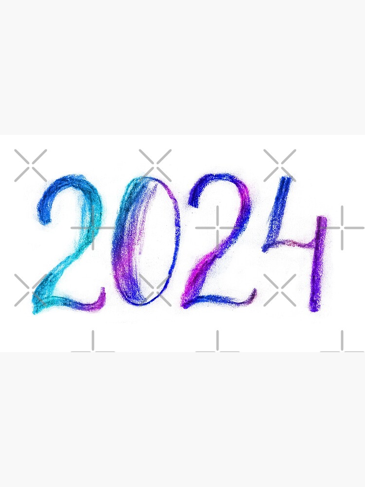 "2024 handwritten lettering numbers | 2024 number year handlettering ...