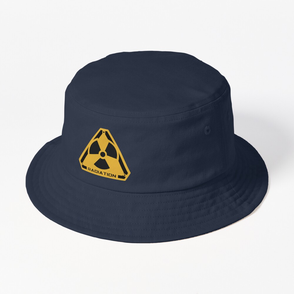 "Radiation Radioactive Logo with Triangle Shape Background" Sticker for ...