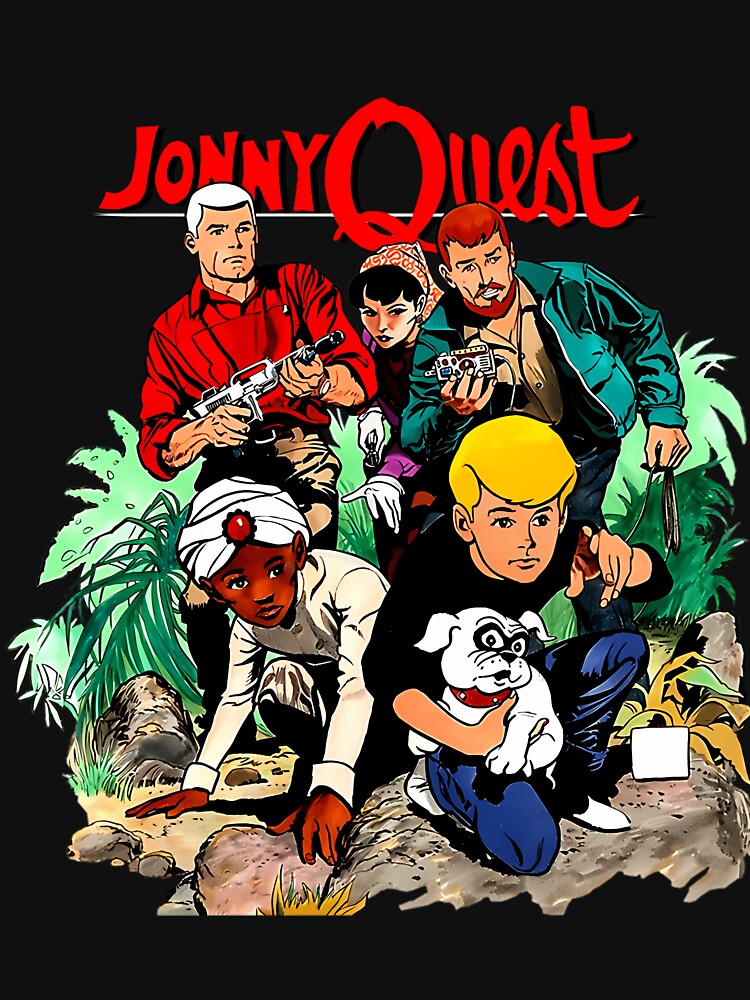 "JHONNY QUEST - RETRO ANIMATED - ILLUSTRATION" Essential T-Shirt for Sale by keradora | Redbubble