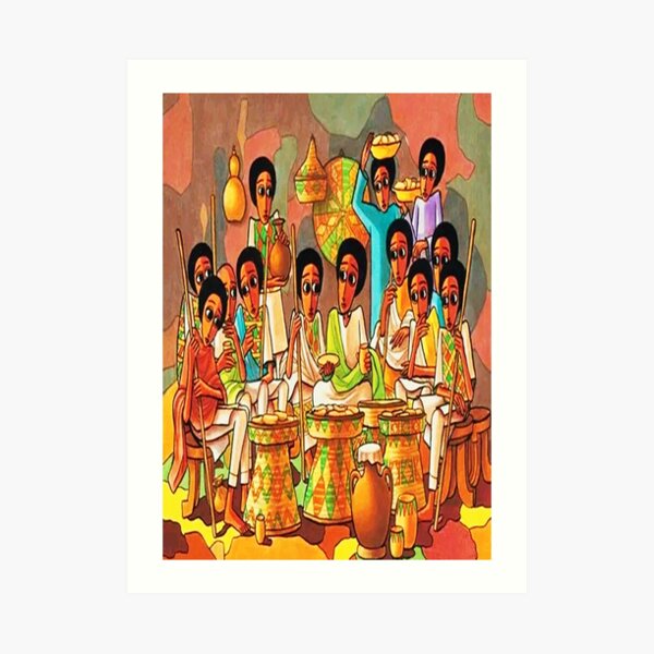"habesha culture" Art Print for Sale by ambesaw | Redbubble