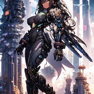 "Cyber Waifu" Sticker for Sale by FayreDesigns | Redbubble