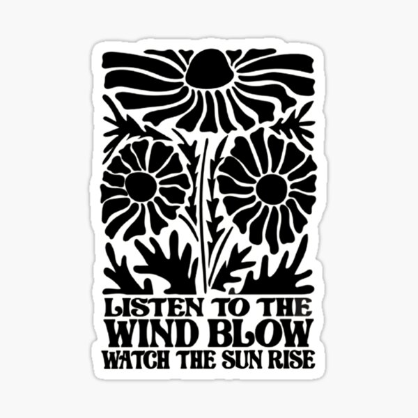 "The Chain lyrics FleetwoodMac" Sticker for Sale by SunMayDown | Redbubble