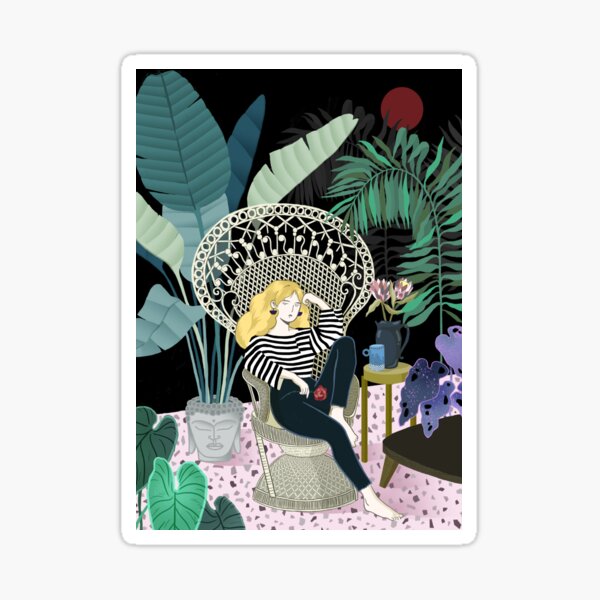 "Red Moon" Sticker for Sale by leirebueno | Redbubble